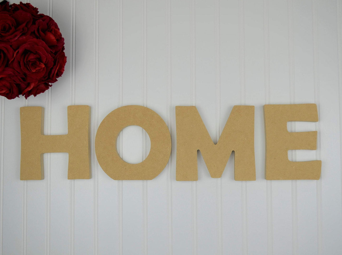 Wood Home Letters- DIY Home Decor- Crafts for your Home- Wood Letters ...